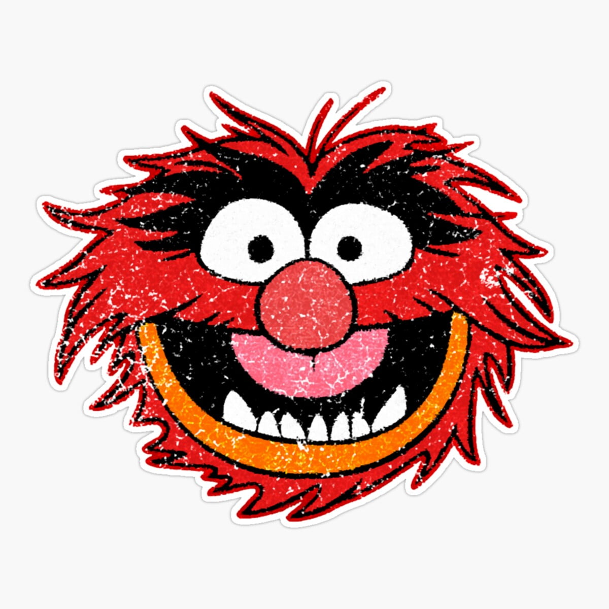 Onim Muppets Brushed Sticker, Phone Decal Water Bottle Stickers Car ...