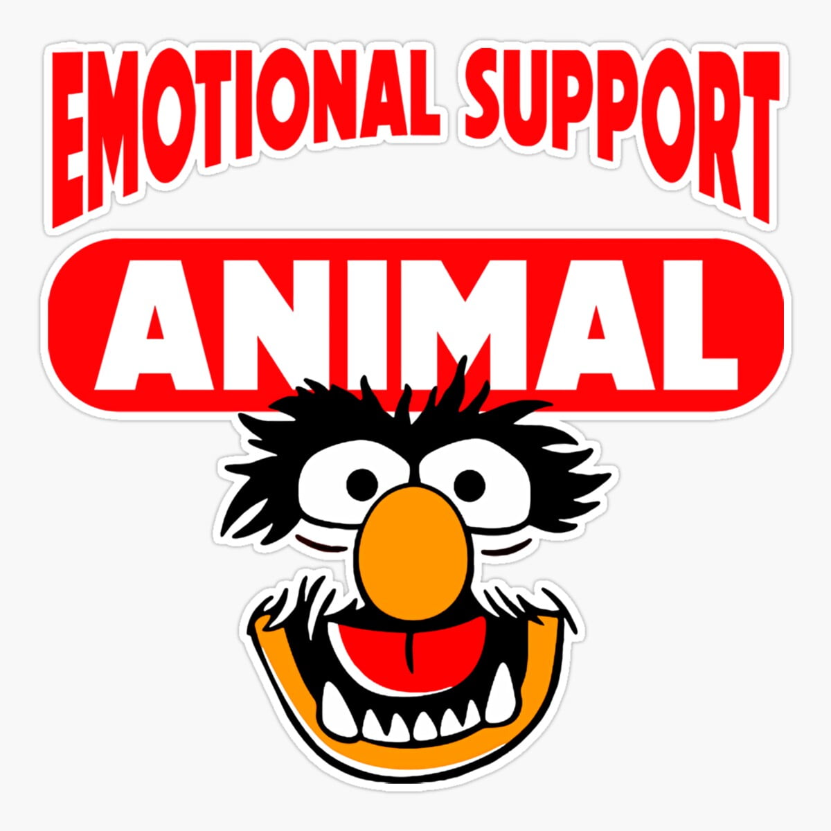 Onim Muppets Emotional Sticker, Phone Decal Water Bottle Stickers Car ...