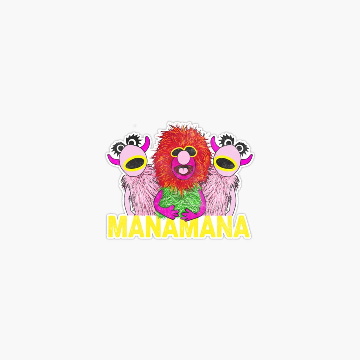 Onim Muppets Show Mana Mana Manamana Mahna Mahna Sticker, Phone Decal ...