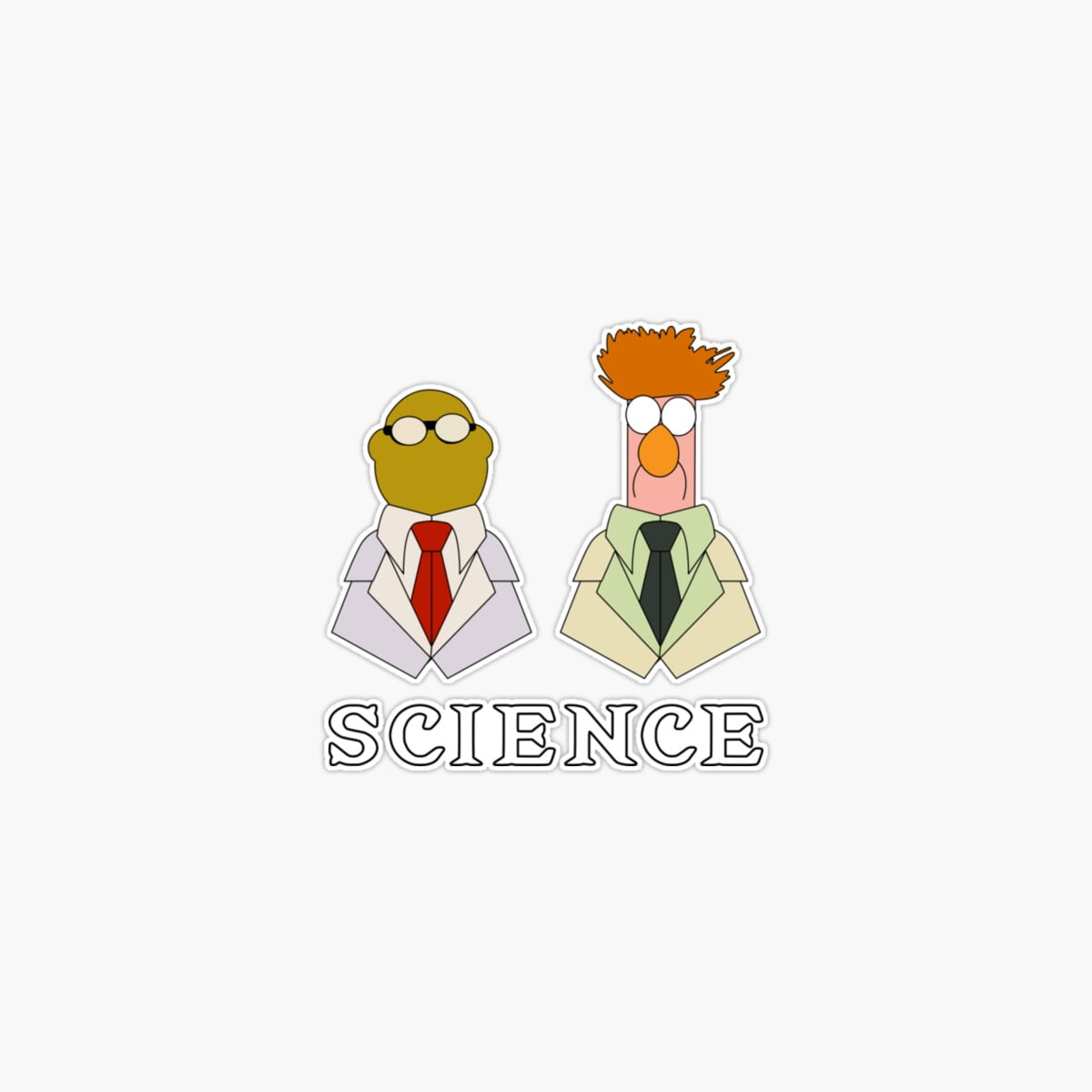Onim Muppets Show Science Lab Sticker, Phone Decal Water Bottle ...
