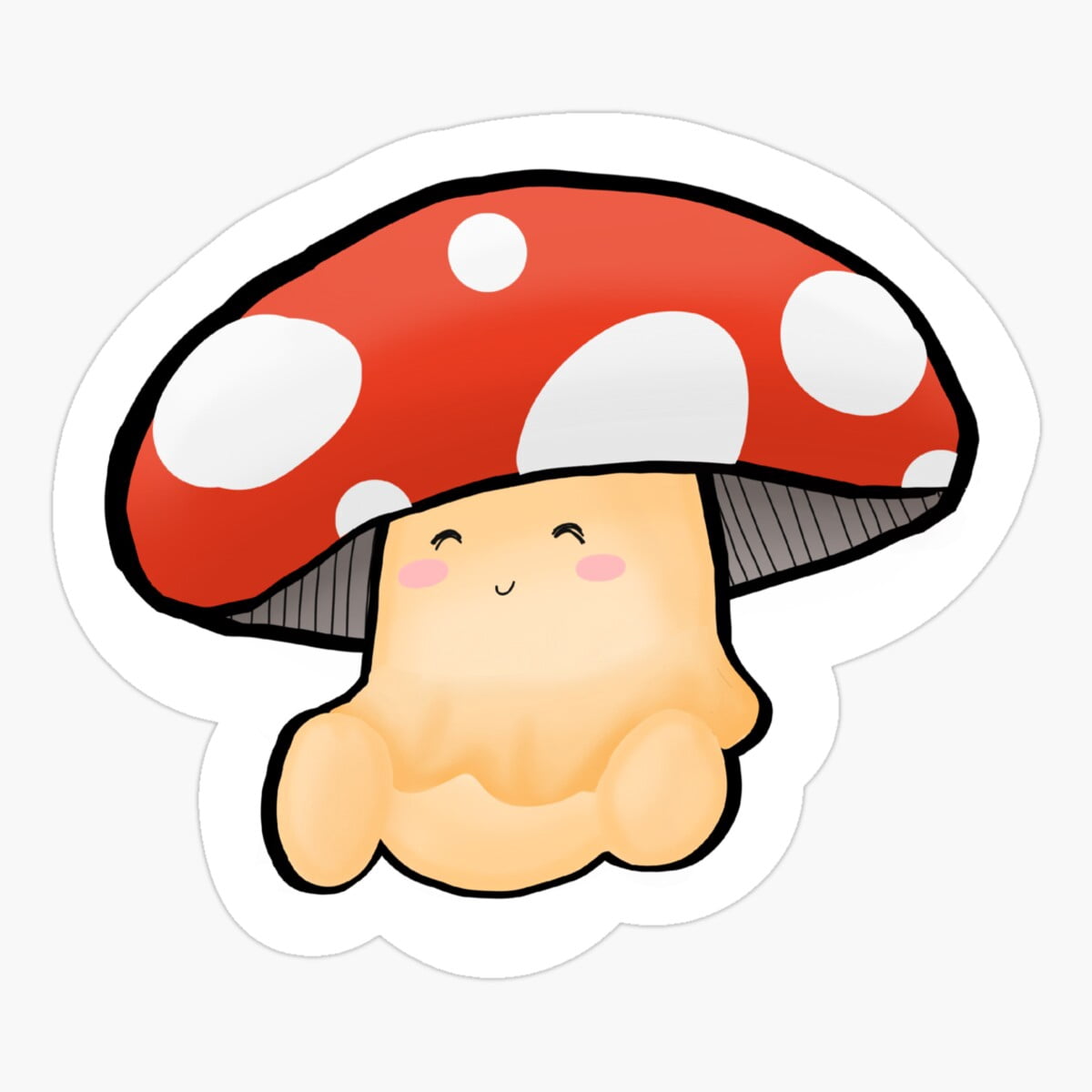 Onim Mushroom Baby Sticker, Phone Decal Water Bottle Stickers Car ...
