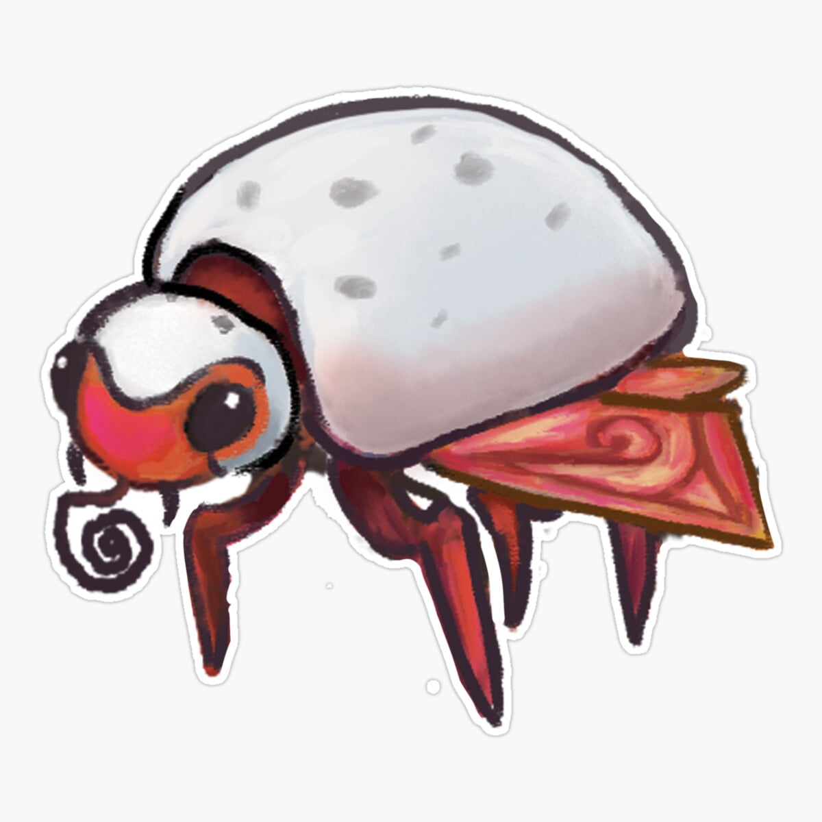 Onim Mushroom Bug Sticker, Phone Decal Water Bottle Stickers Car Decals ...