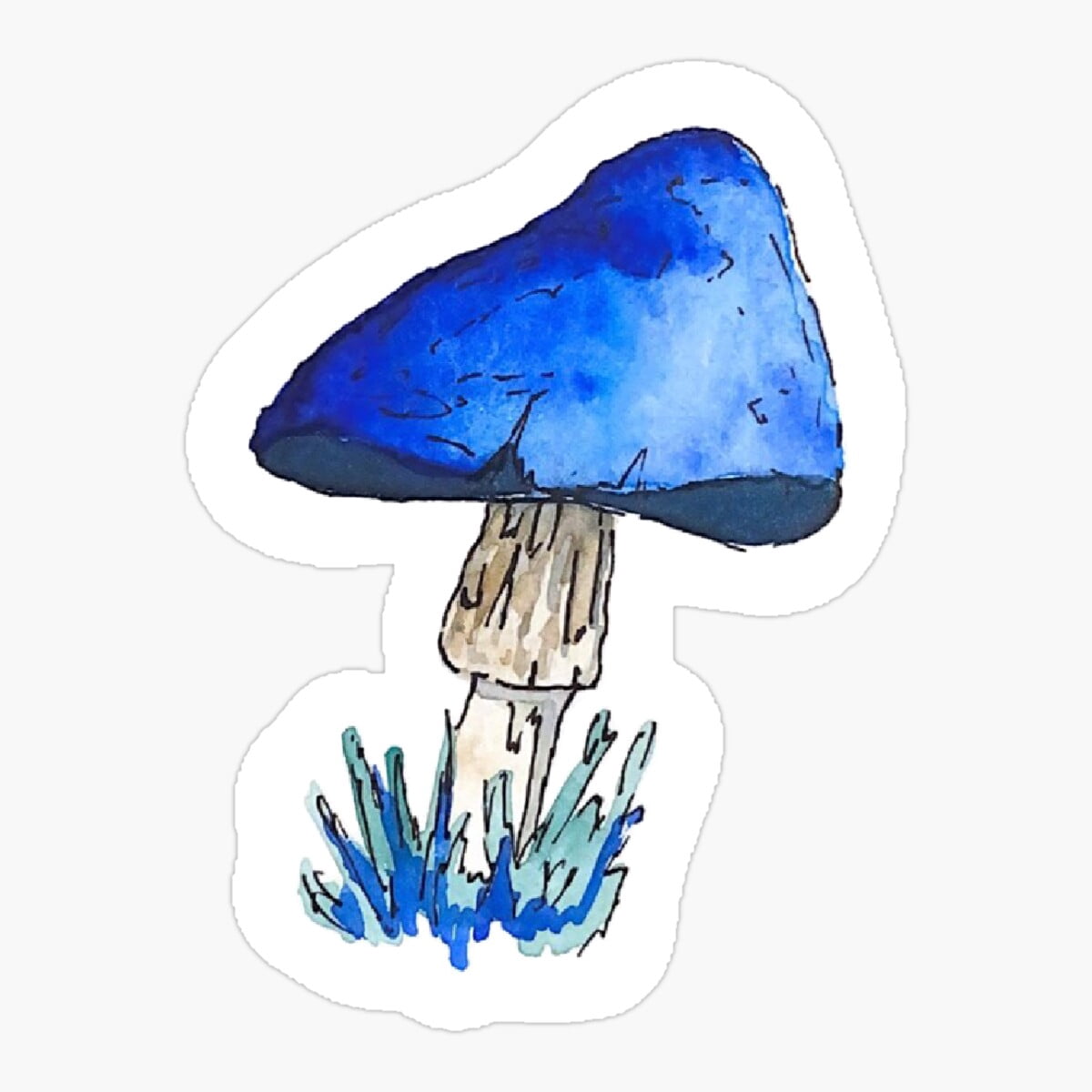 Onim Mushroom Sticker Sticker, Phone Decal Water Bottle Stickers Car ...