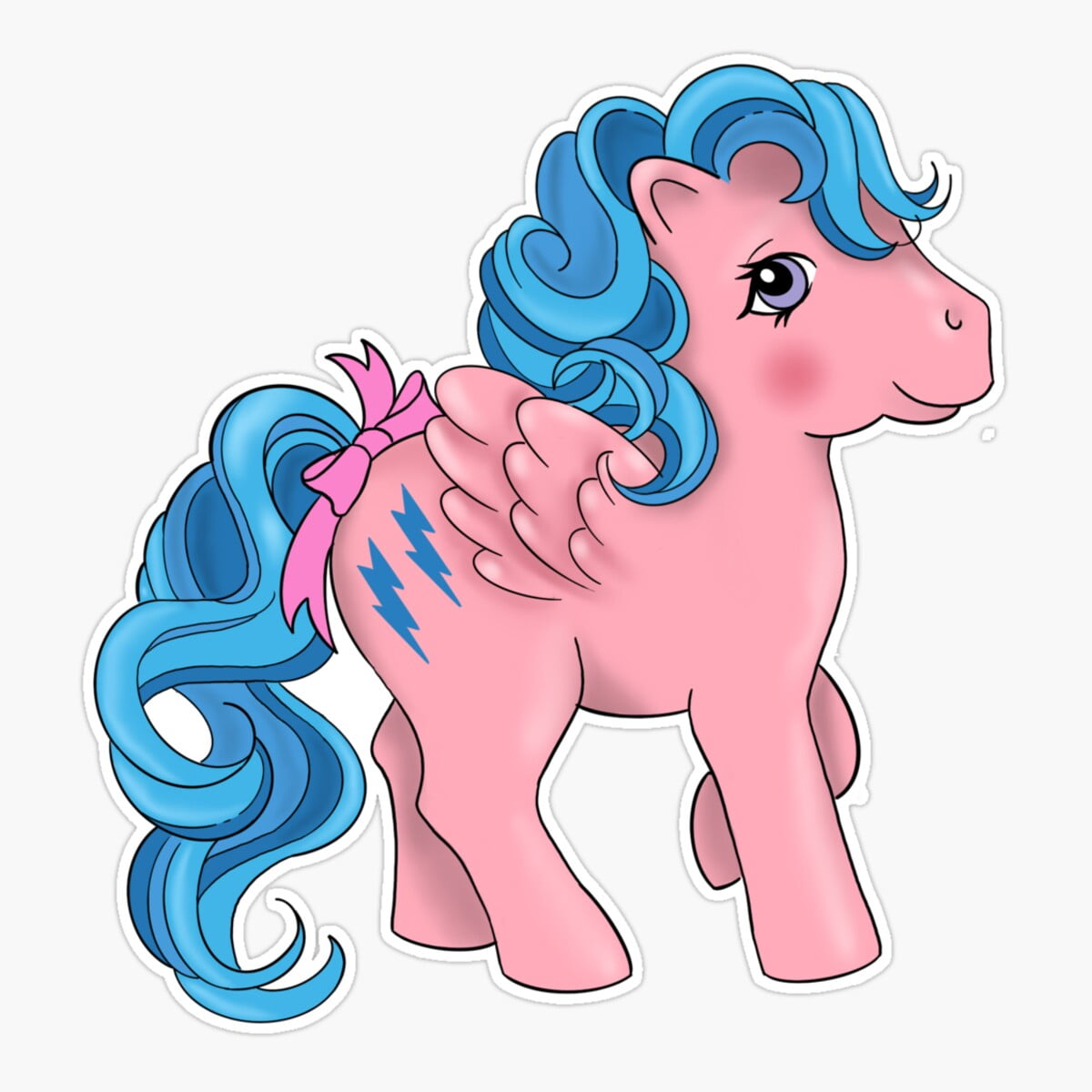 Onim My Little Pony Firefly Sticker, Phone Decal Water Bottle Stickers ...
