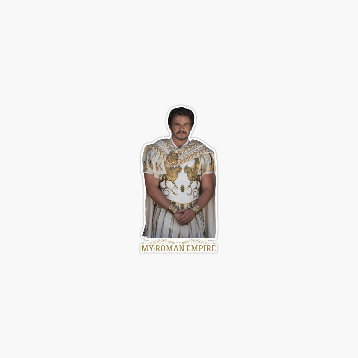 Onim My Roman Empire Pedro Pascal Gladiator Ii Sticker, Phone Decal ...