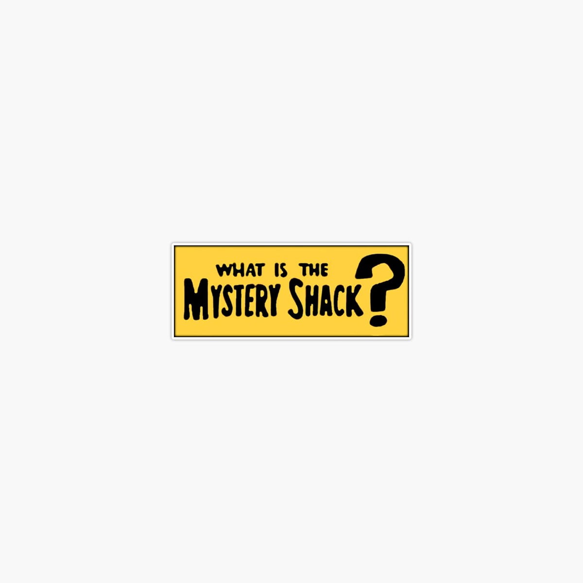 Onim Mystery Shack Bumper Sticker Sticker, Phone Decal Water Bottle ...