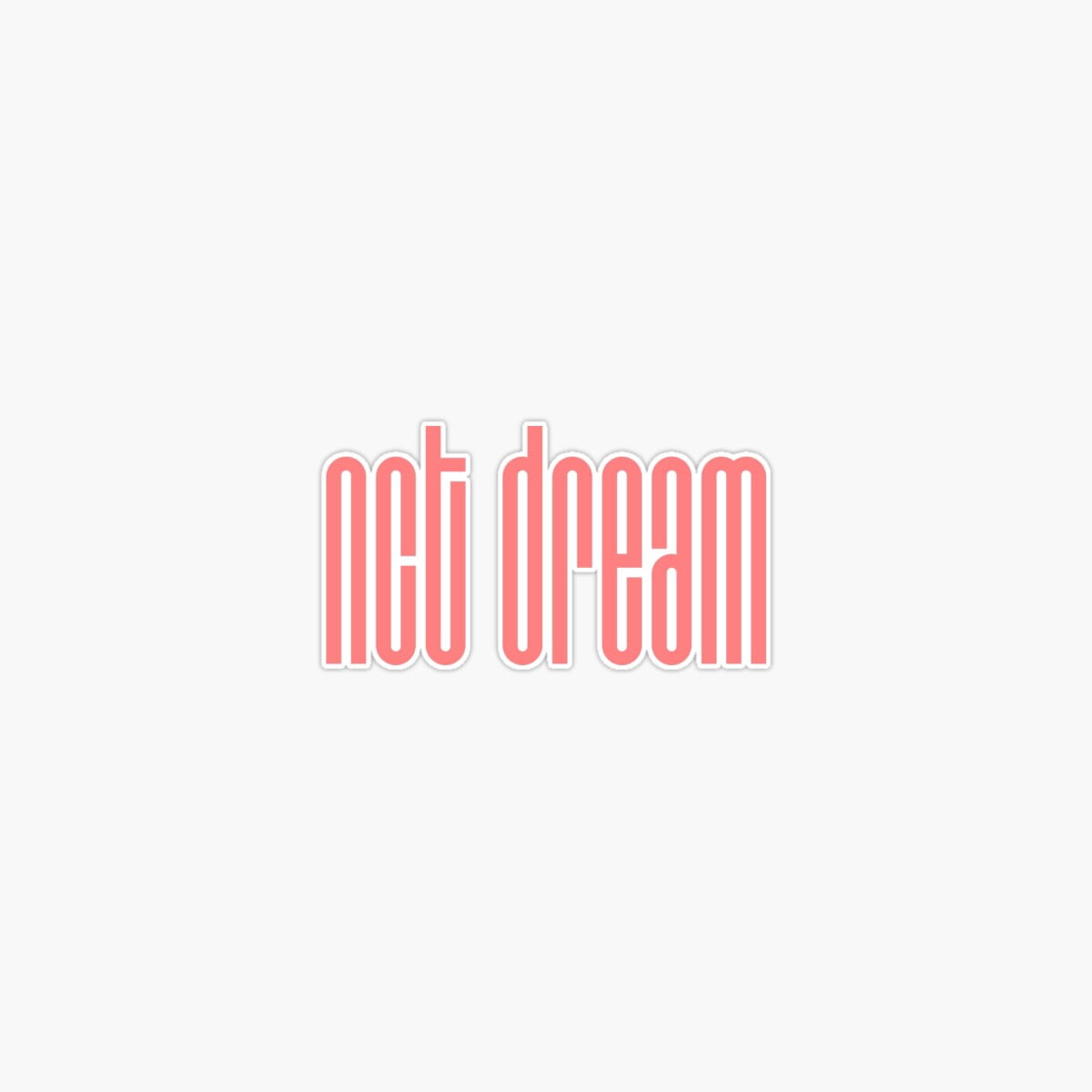 Onim NCT DREAM Logo - Pink Sticker - Walmart.com