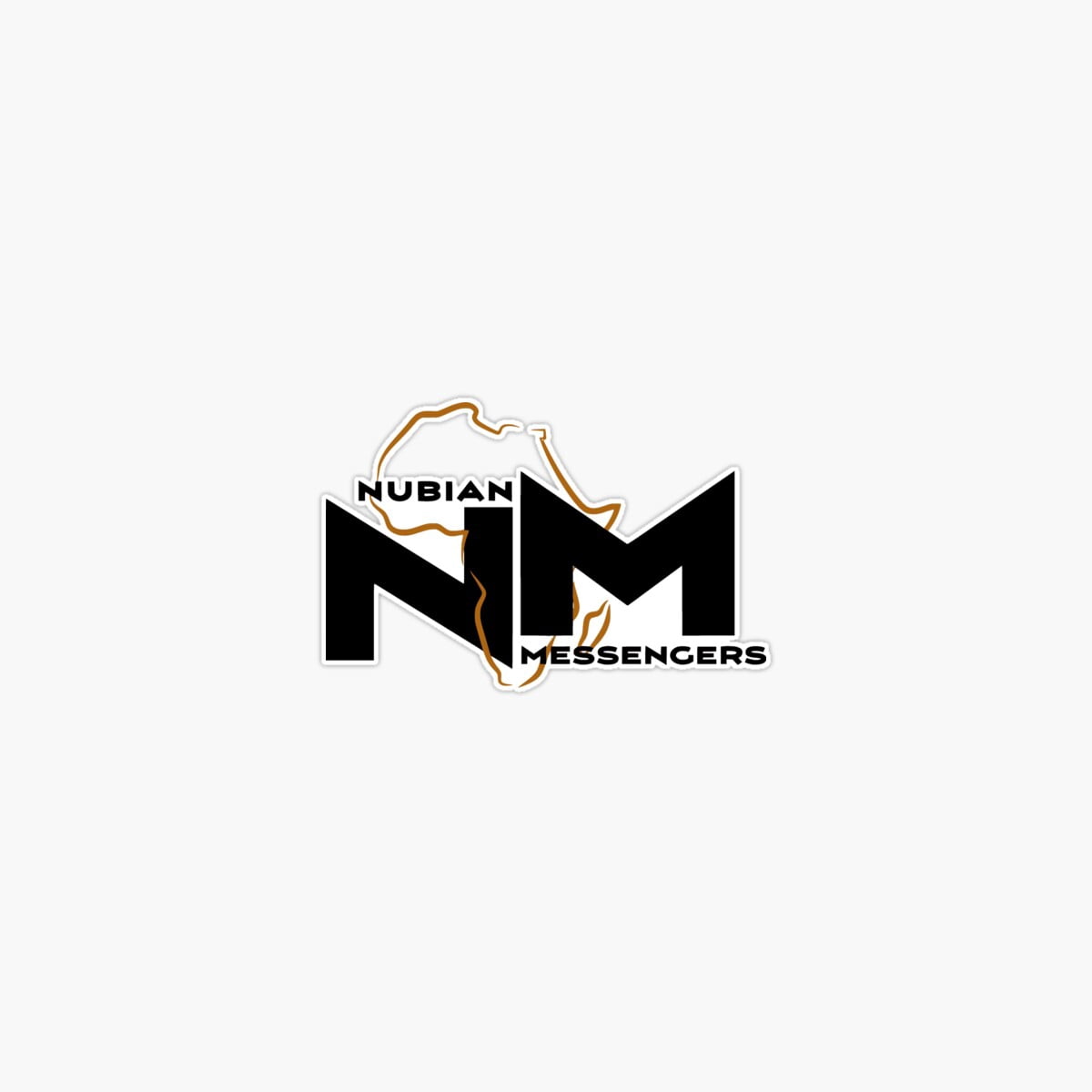 Onim NM Black & Gold original logo Sticker - Walmart.com