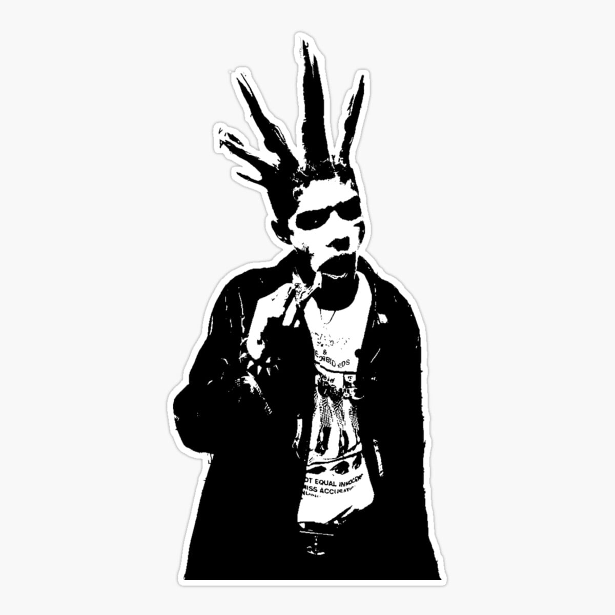 Onim Nascar Aloe Punk Art Sticker, Phone Decal Water Bottle Stickers ...