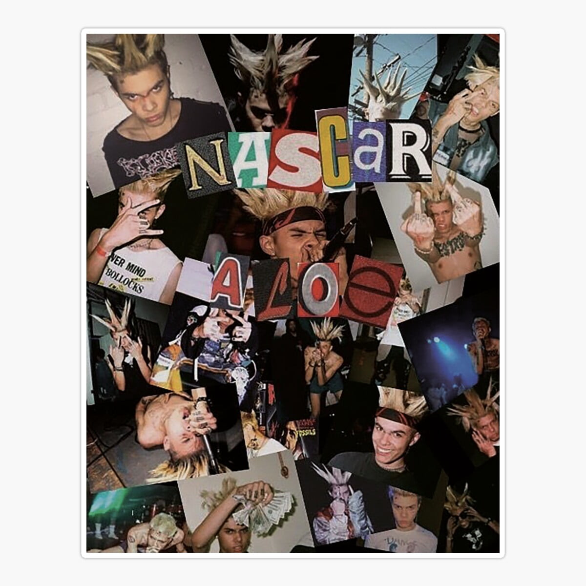 Onim Nascar Aloe Sticker, Phone Decal Water Bottle Stickers Car Decals ...