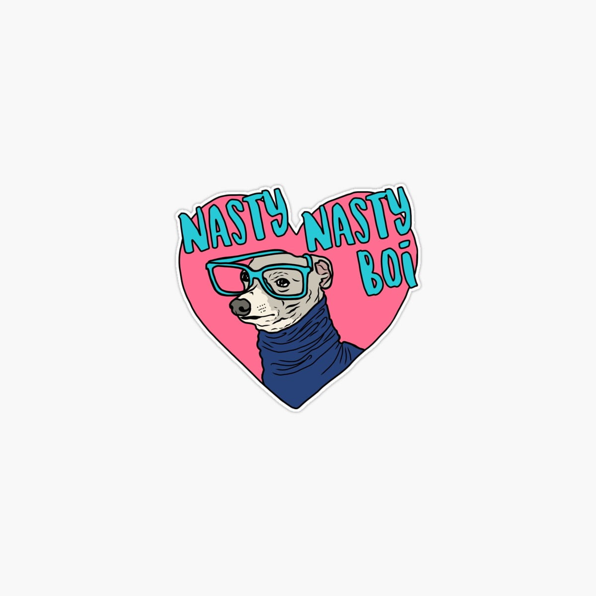 Onim Nasty Boi Sticker, Phone Decal Water Bottle Stickers Car Decals ...