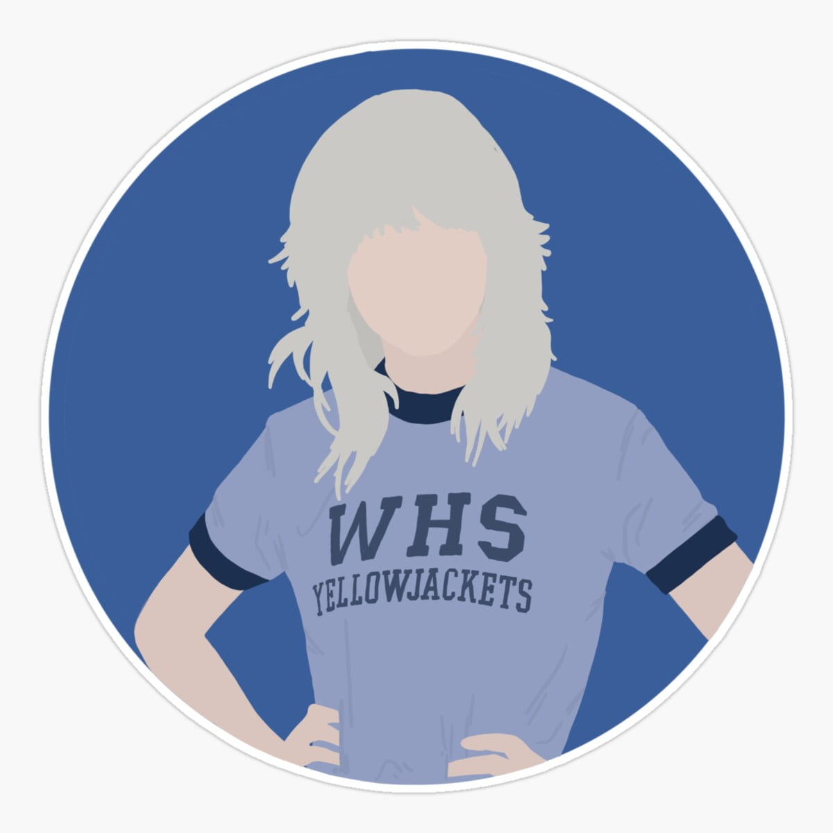 Onim Natalie Scatorccio Yellowjackets Sticker, Phone Decal Water Bottle ...