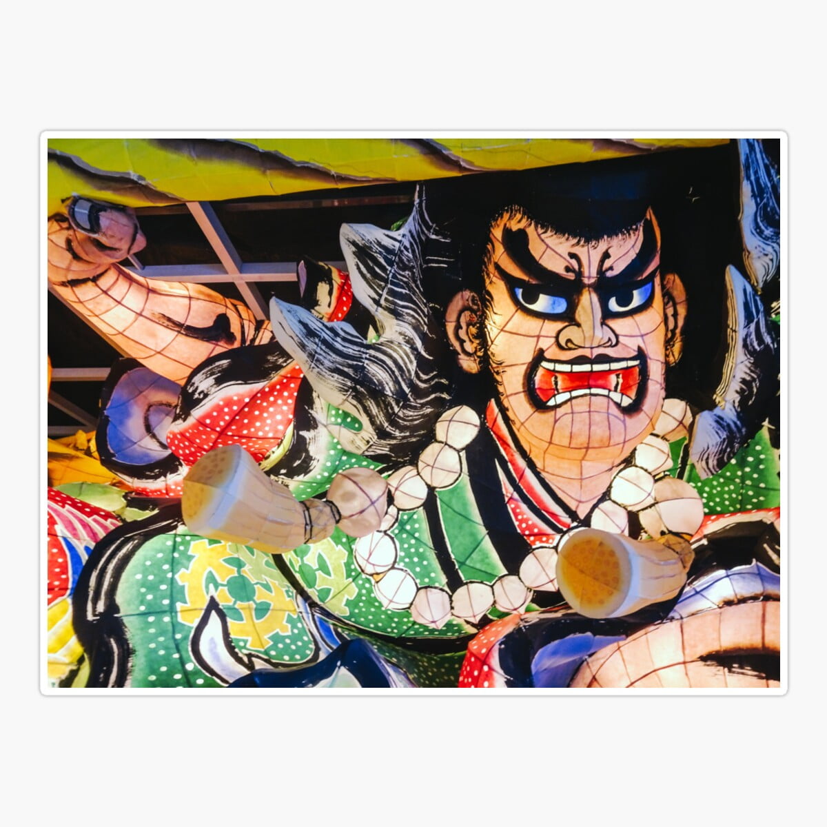 Onim Nebuta Matsuri Float Sticker, Phone Decal Water Bottle Stickers ...