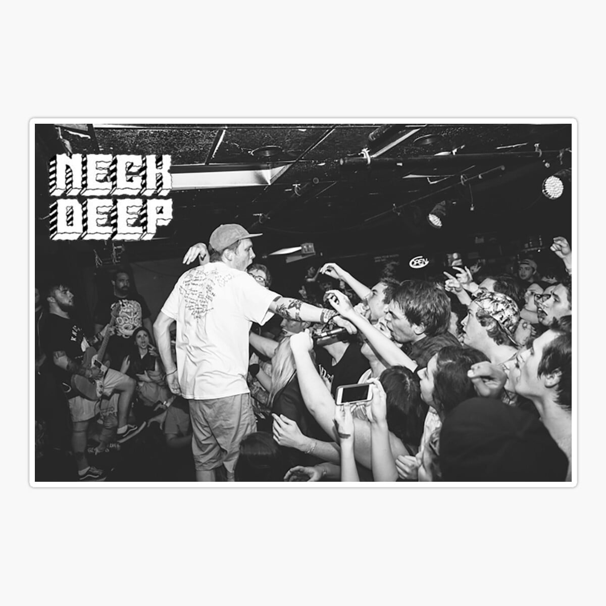 Onim Neck Deep Live Sticker, Phone Decal Water Bottle Stickers Car ...