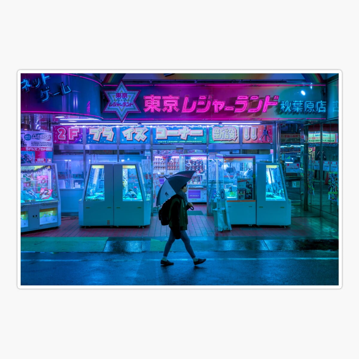 Onim Neo Tokyo Sticker, Phone Decal Water Bottle Stickers Car Decals ...