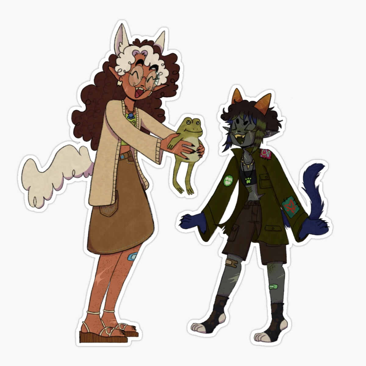 Onim Nepeta And Jade Sticker, Phone Decal Water Bottle Stickers Car ...