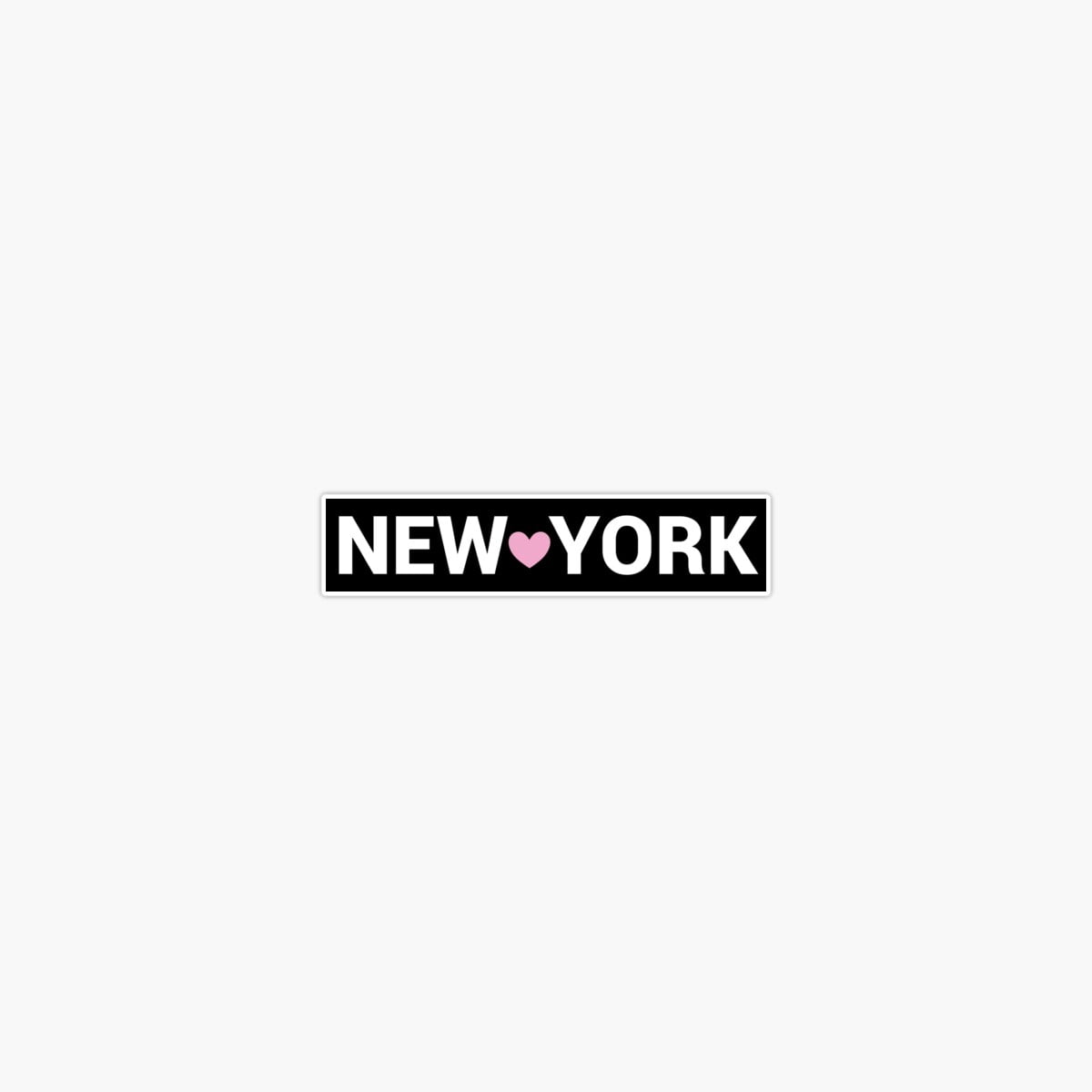 Onim New York Sign Sticker, Phone Decal Water Bottle Stickers Car ...