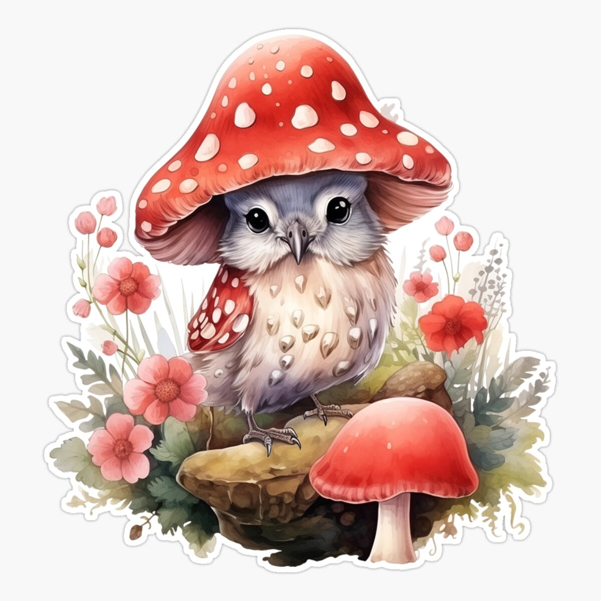 Onim Nightwing And Bitewing Chibi Sticker, Phone Decal Water Bottle ...