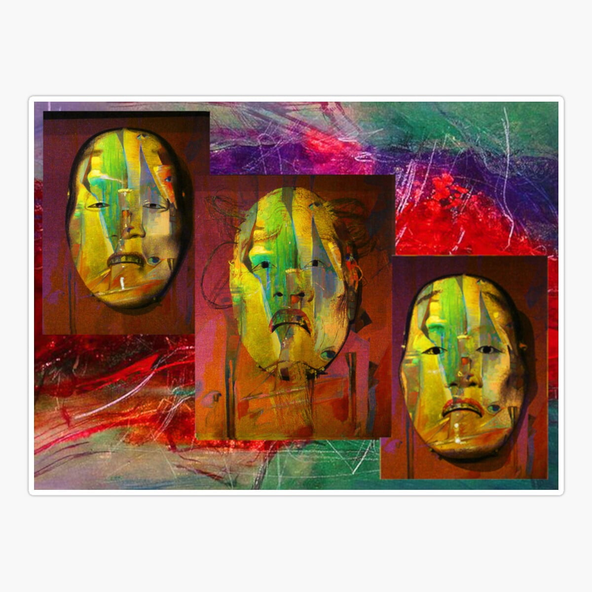 Onim Noh ~ Tradgedy Sticker, Phone Decal Water Bottle Stickers Car ...