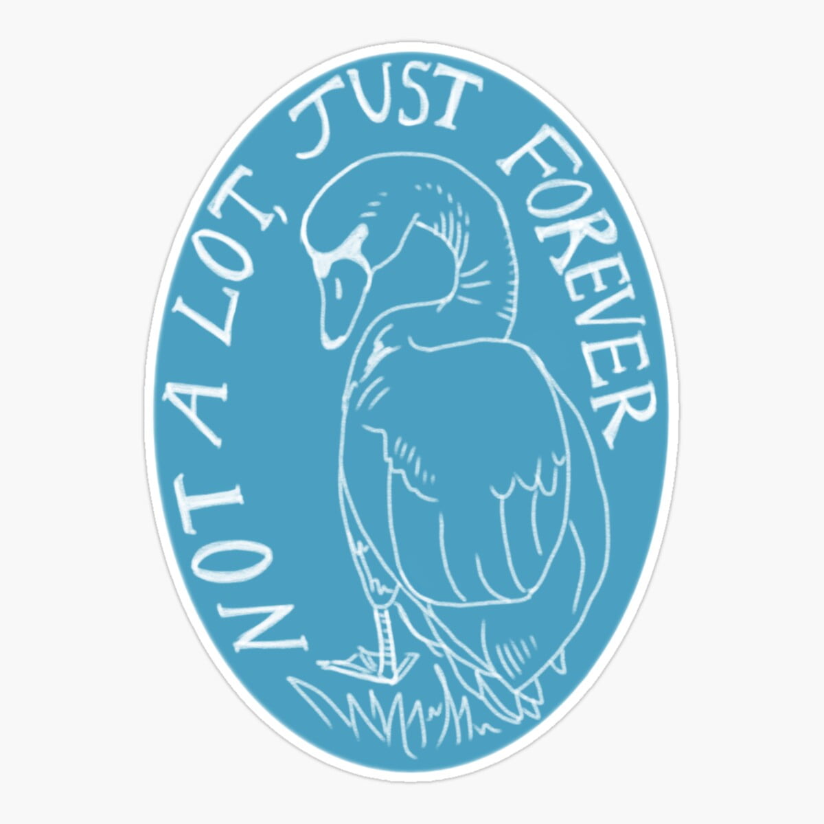 Onim Not A Lot Just Forever Big Thief Sticker, Phone Decal Water Bottle ...