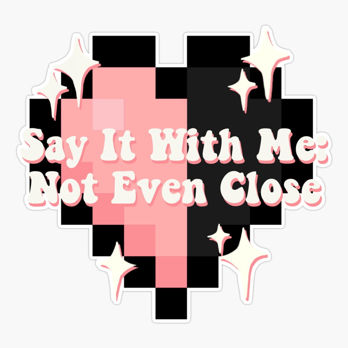 Onim Not Even Close Technoblade Quote Sticker, Phone Decal Water Bottle ...