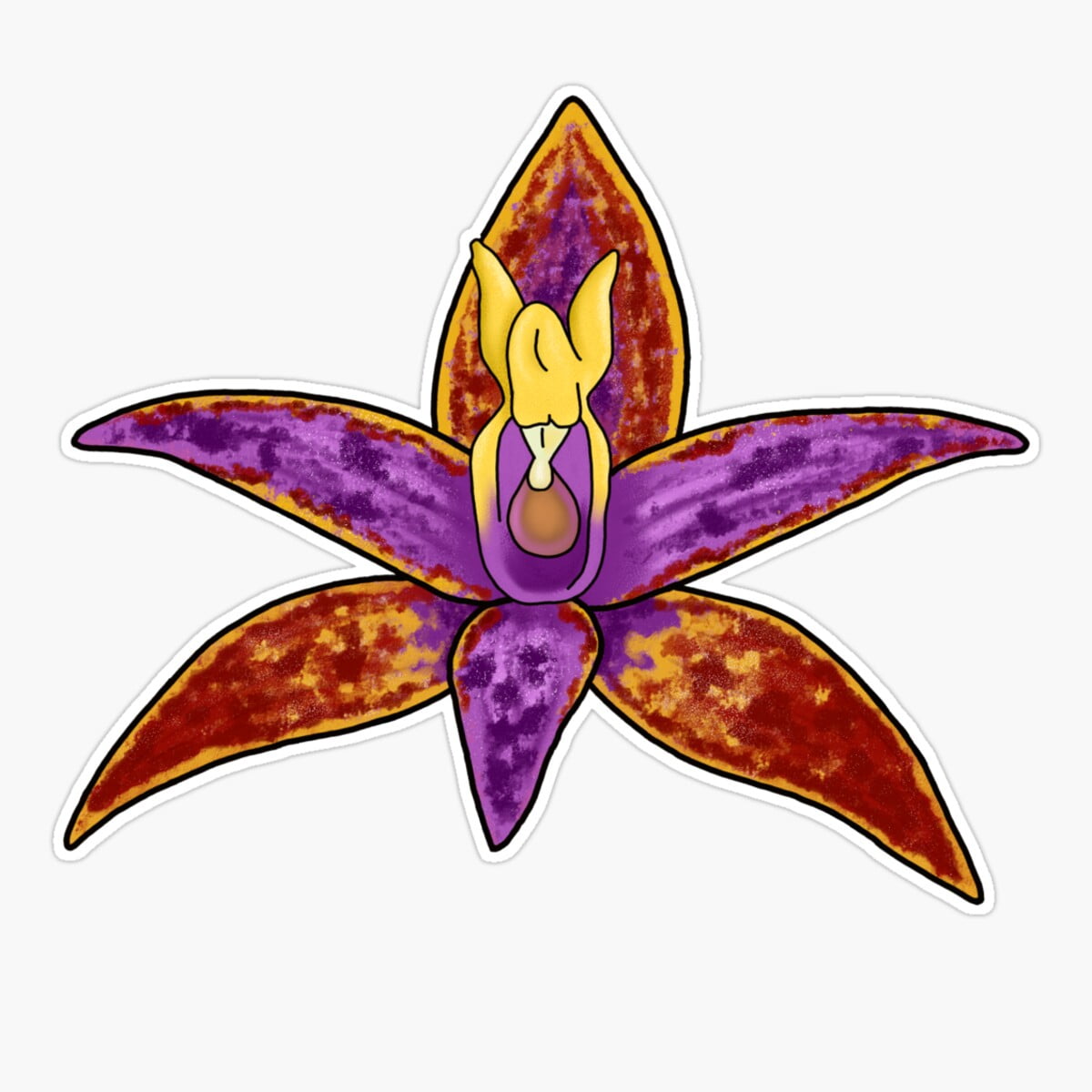 Onim Nothern Queen Of Sheba Sticker, Phone Decal Water Bottle Stickers ...