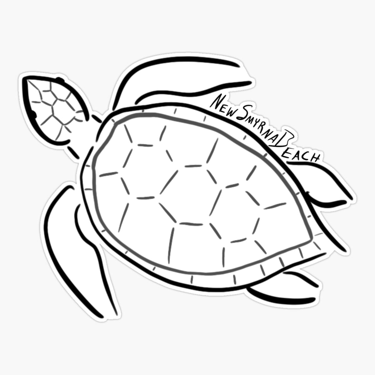 Onim Nsb Turtle Sticker, Phone Decal Water Bottle Stickers Car Decals ...