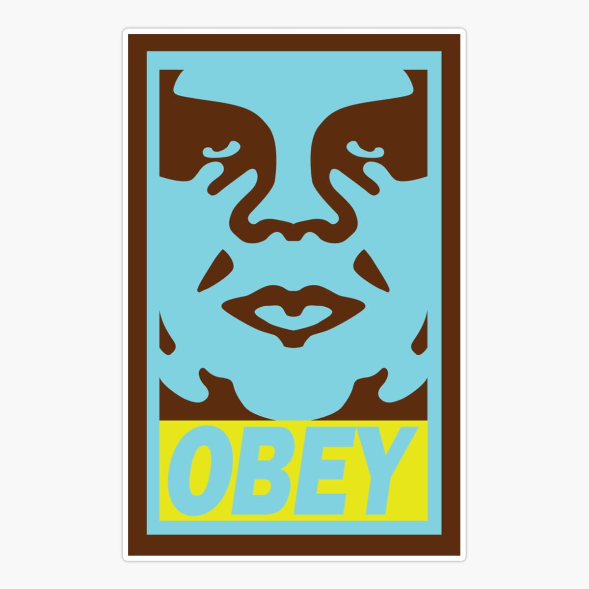 Onim Obey Vintage Logo Sticker, Phone Decal Water Bottle Stickers Car Decals, Funny Birthday ...