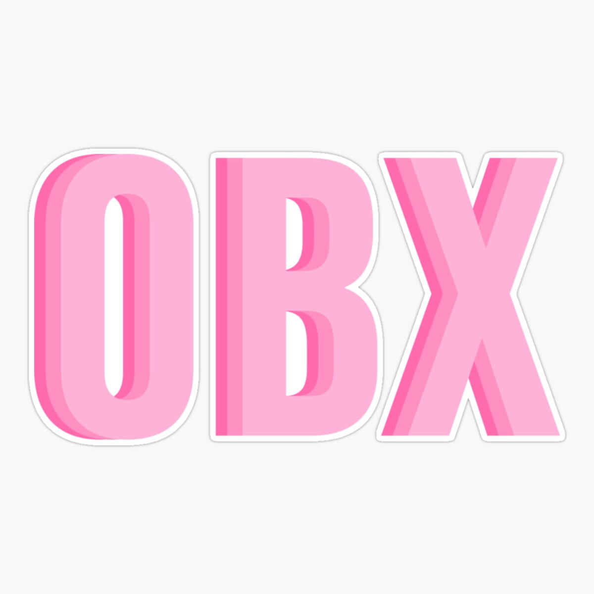 Onim Obx Sticker, Phone Decal Water Bottle Stickers Car Decals, Funny ...