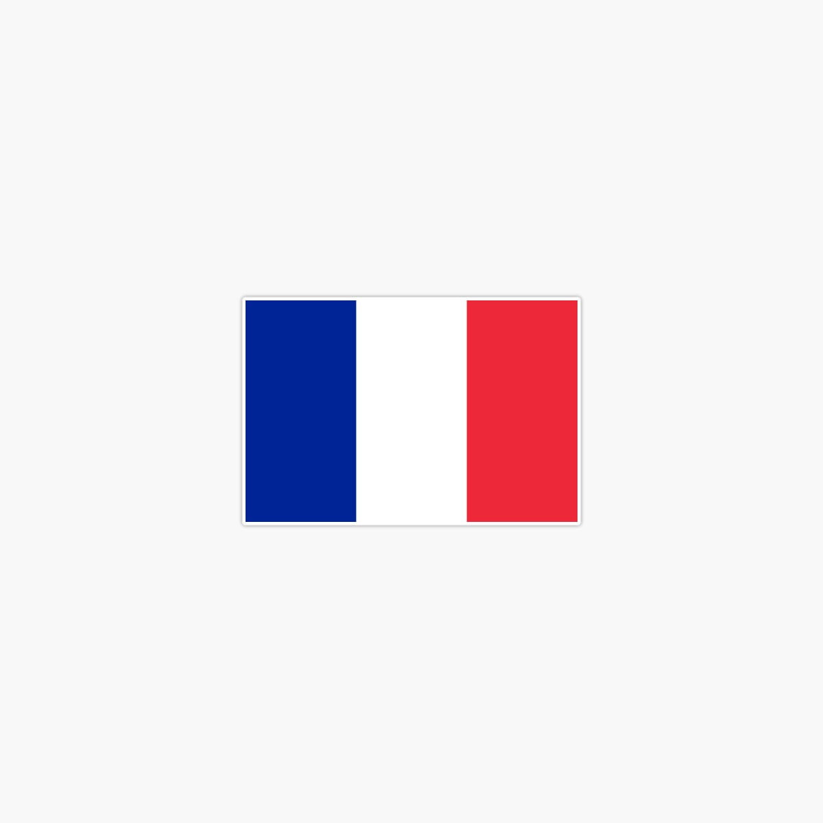 Onim Official Flag Of France Sticker, Phone Decal Water Bottle Stickers ...