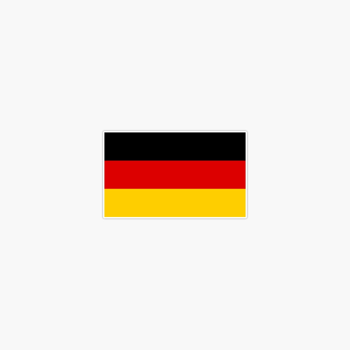 Onim Official Flag Of Germany Sticker, Phone Decal Water Bottle ...