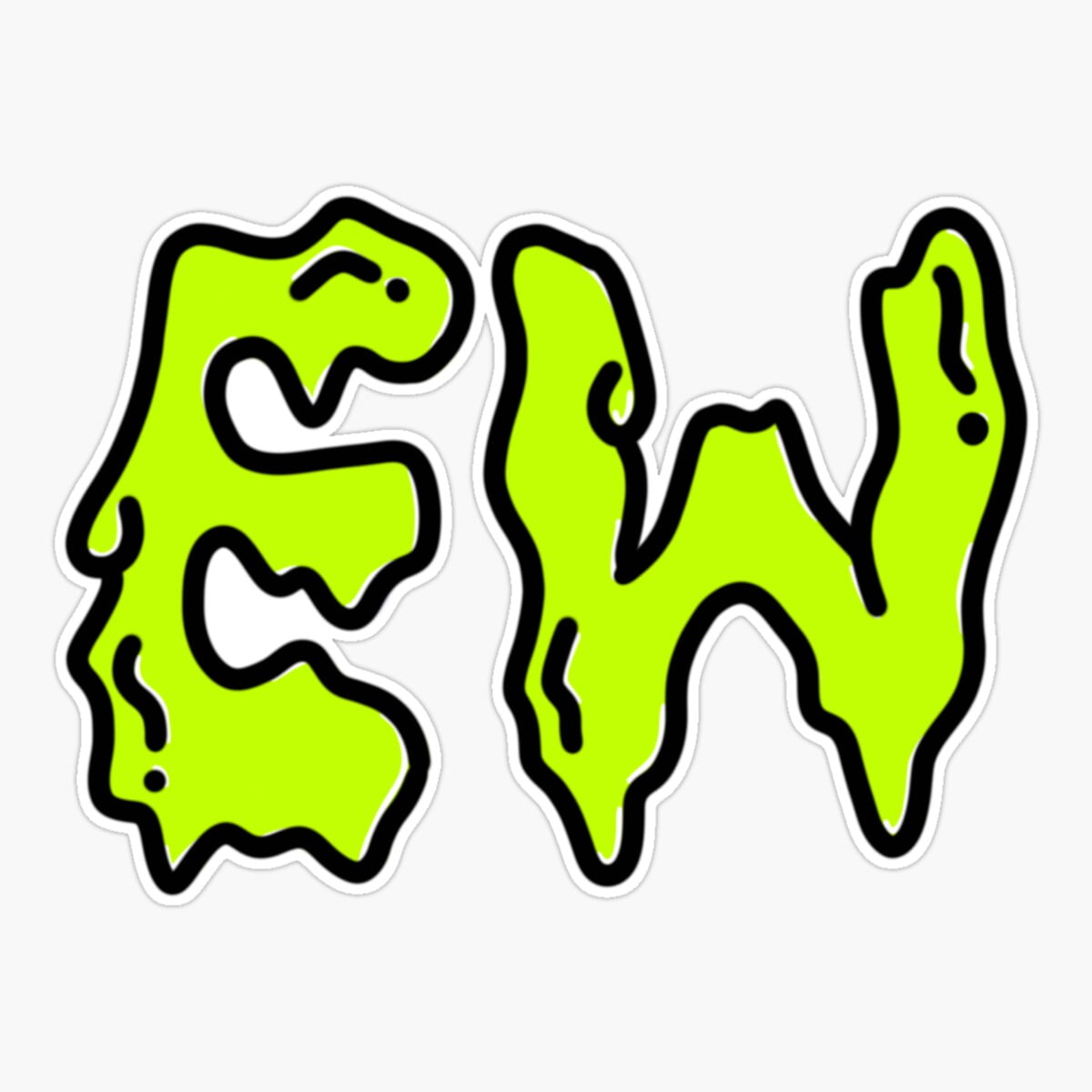 Onim Omg, Gross Sticker, Phone Decal Water Bottle Stickers Car Decals ...