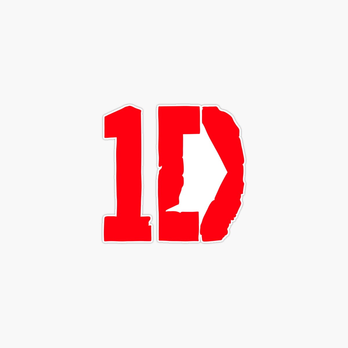 Onim One Direction Logo Sticker, Phone Decal Water Bottle Stickers Car ...