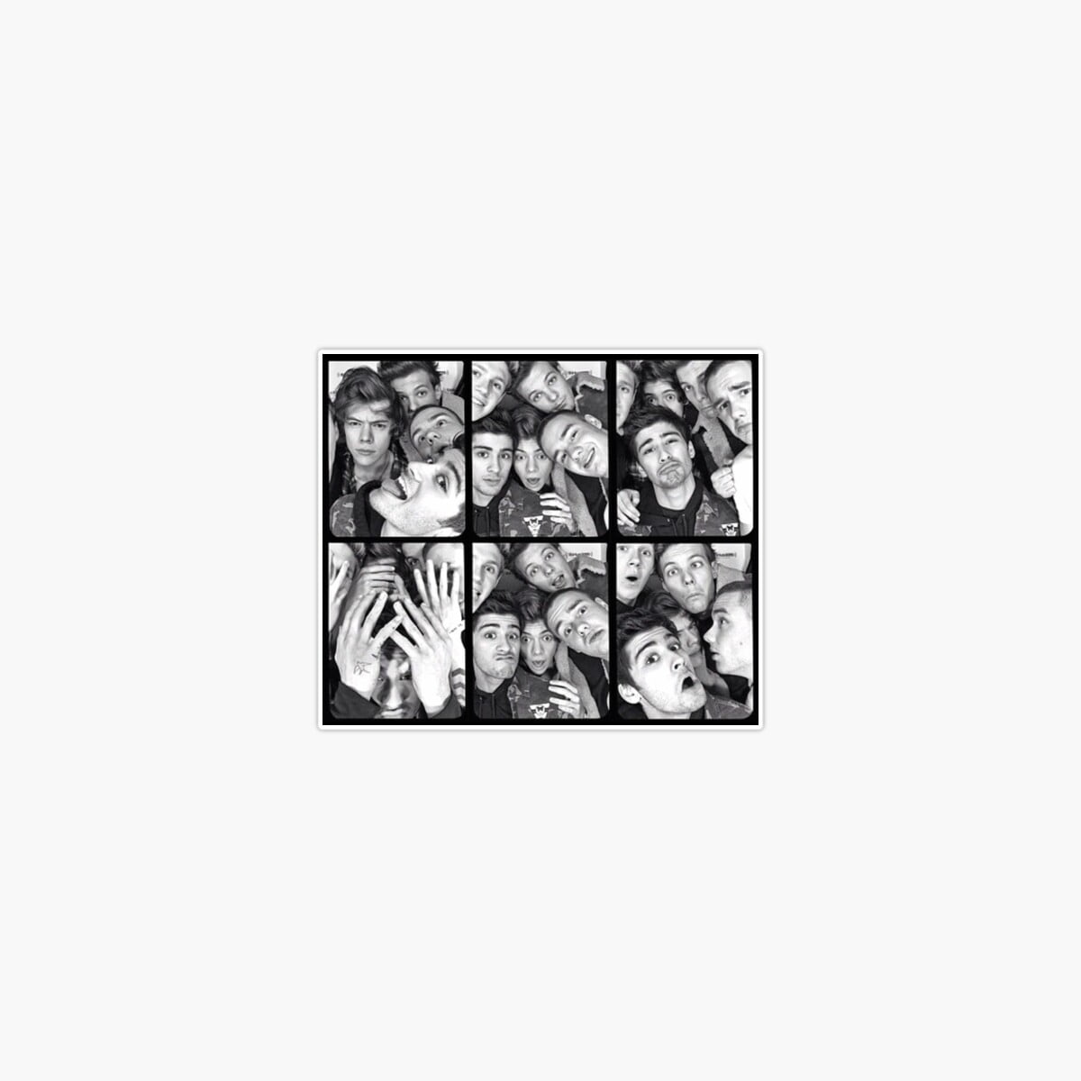 Onim One Direction Photobooth Sticker, Phone Decal Water Bottle ...