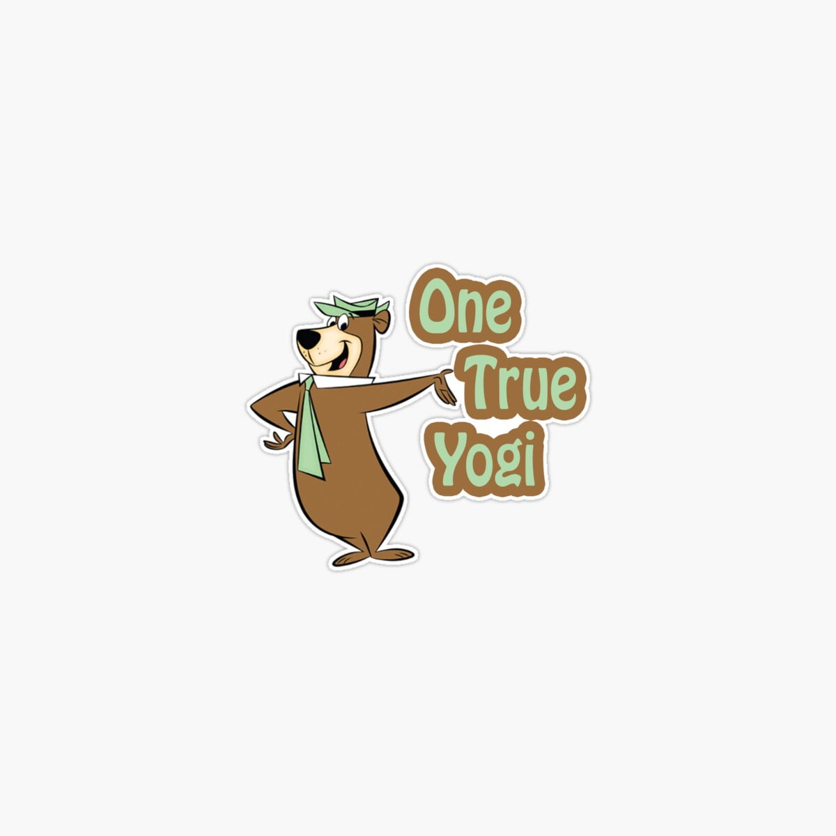 Onim One True Yogi Sticker, Phone Decal Water Bottle Stickers Car ...