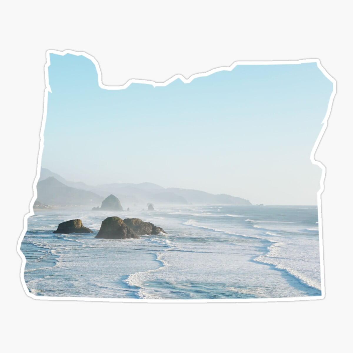 Onim Or- Ecola Lookout Sticker, Phone Decal Water Bottle Stickers Car ...