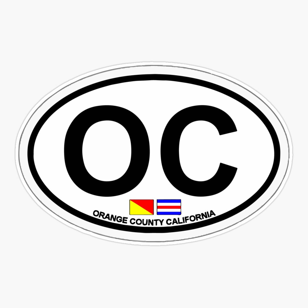 Onim Orange County - California. Sticker, Phone Decal Water Bottle ...