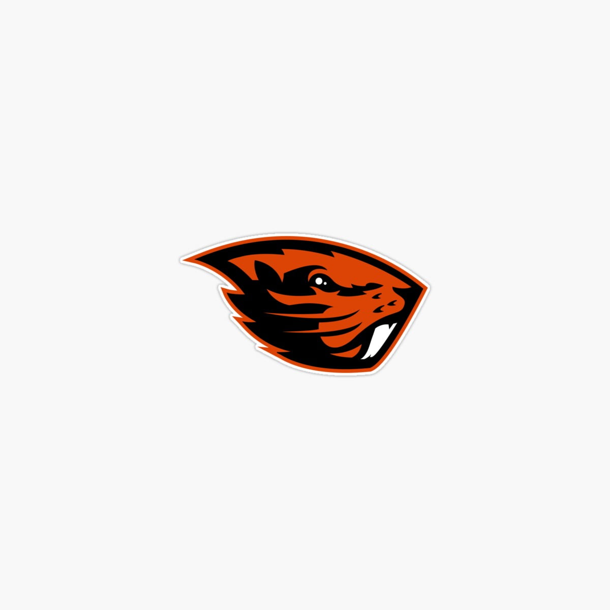 Onim Oregon State Beavers Logo Sticker, Phone Decal Water Bottle ...