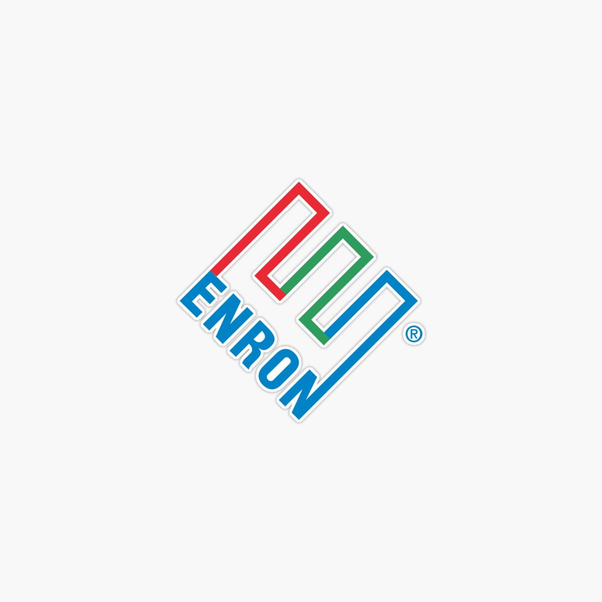 Onim Original Enron Logo Sticker, Phone Decal Water Bottle Stickers Car ...