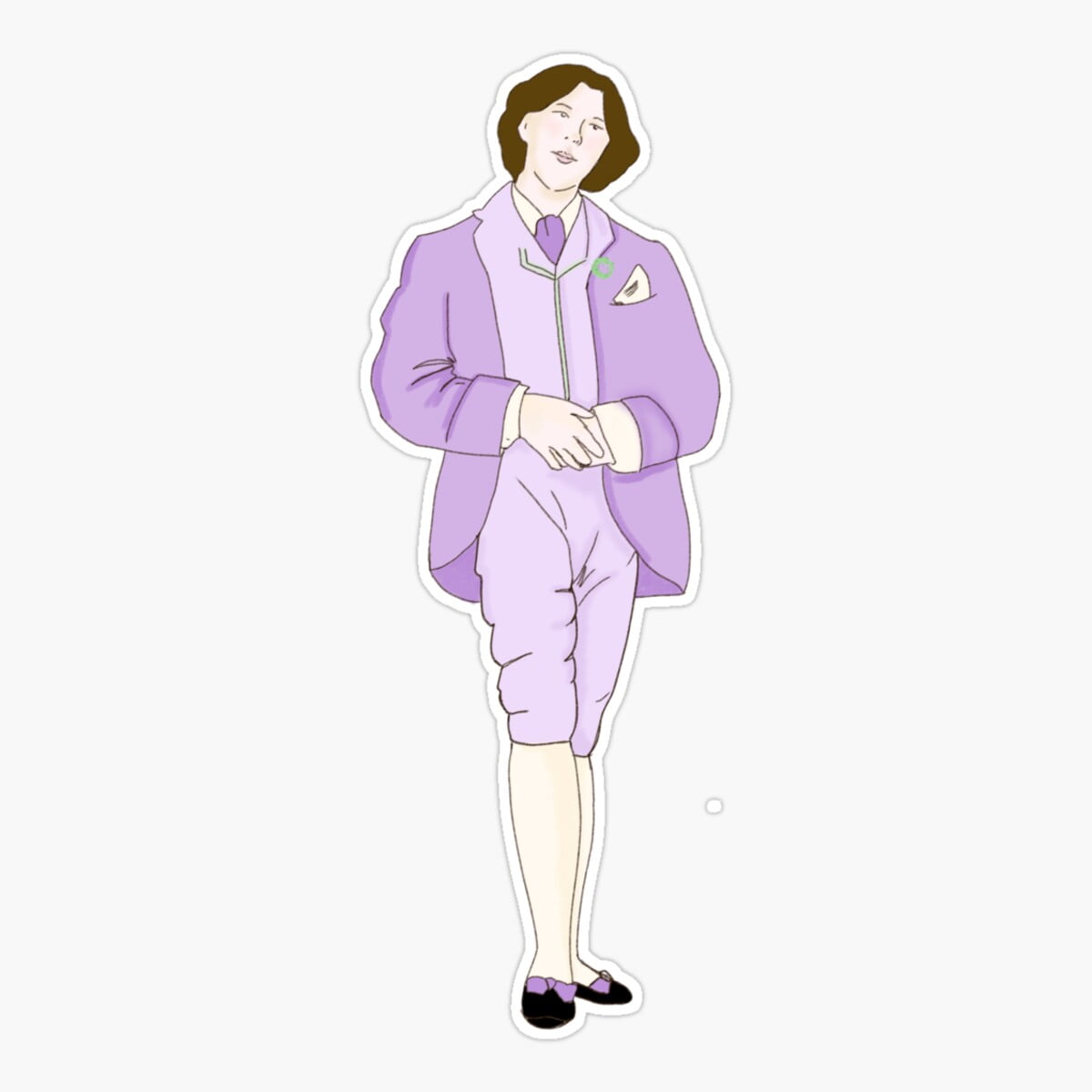 Onim Oscar Wilde Sticker, Phone Decal Water Bottle Stickers Car Decals ...