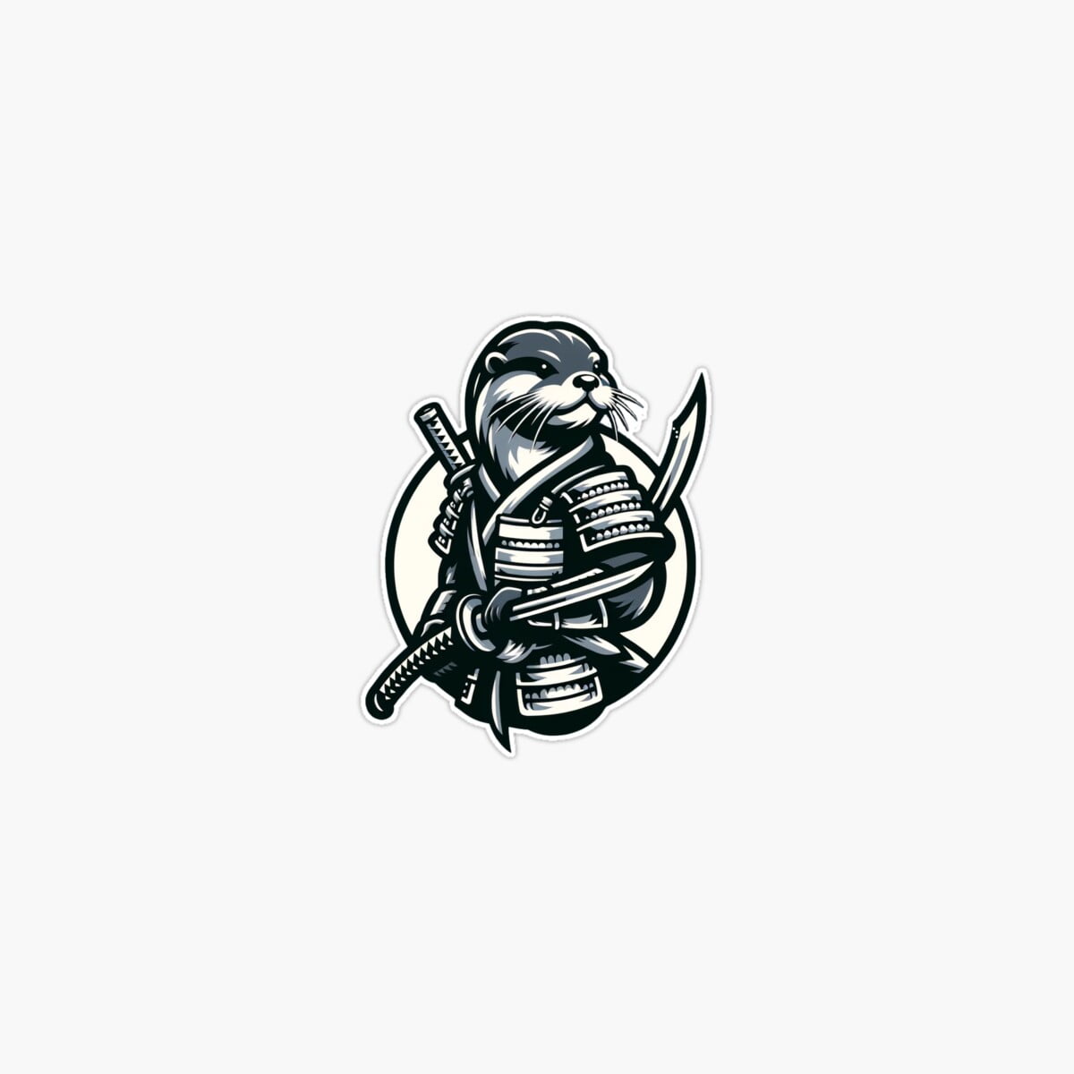 Onim Otter Samurai: Warrior of the Waters Sticker - Walmart.com