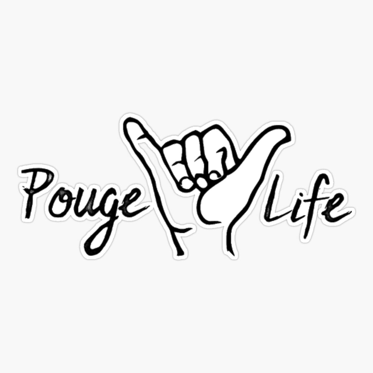 Onim Outer Banks Pogue Life Sticker, Phone Decal Water Bottle Stickers ...