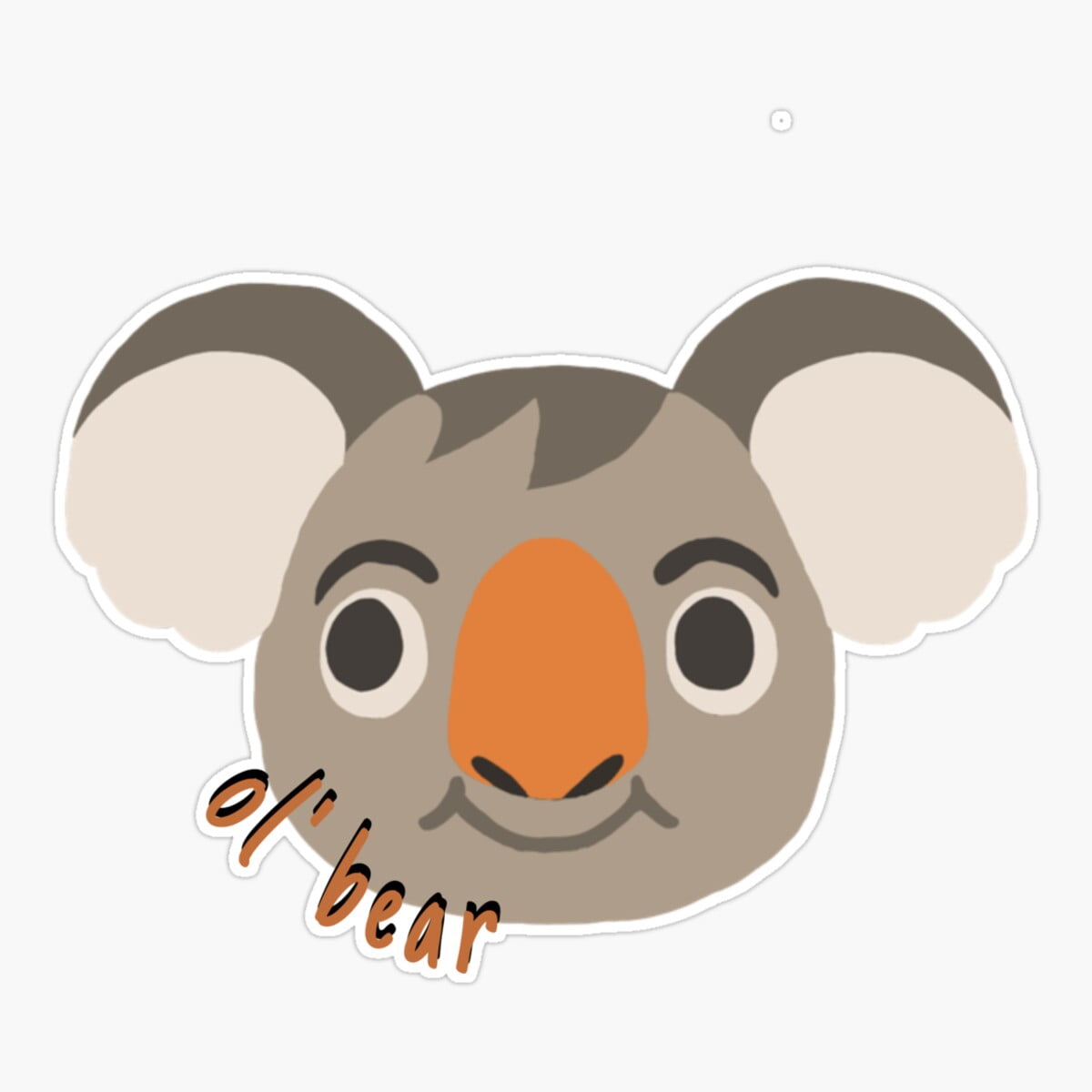 Onim Ozzie Ol Bear Sticker, Phone Decal Water Bottle Stickers Car ...