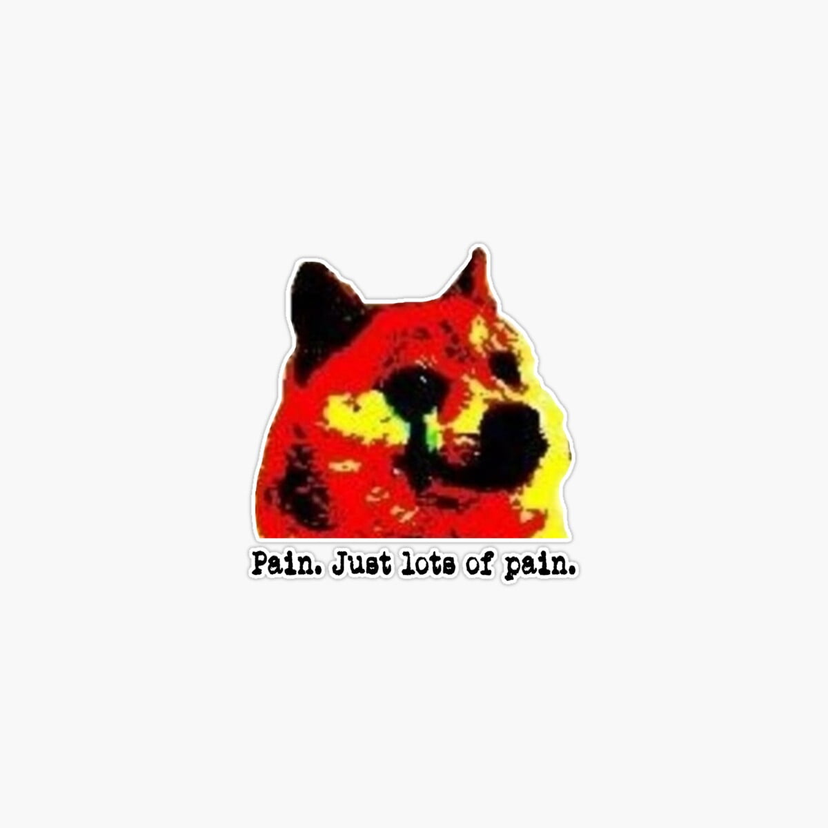 Onim Pain just lots of pain Doge meme deep fried high quality meme ...