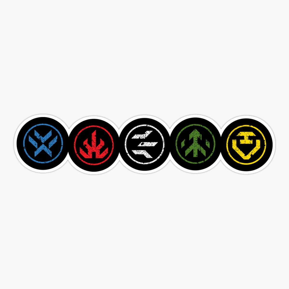 Onim Paladin Symbols Sticker, Phone Decal Water Bottle Stickers Car ...