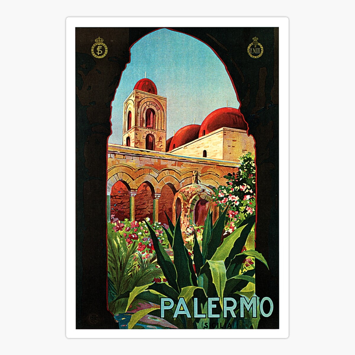 Onim Palermo Sicilia Church Of San Cataldo Piazza Bellinni Vintage ...