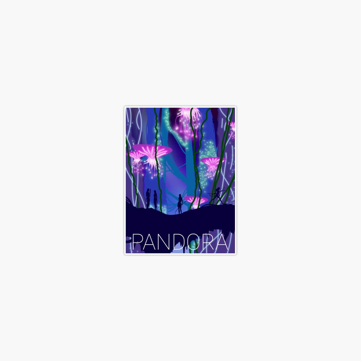 Onim Pandora Poster Sticker - Walmart.com
