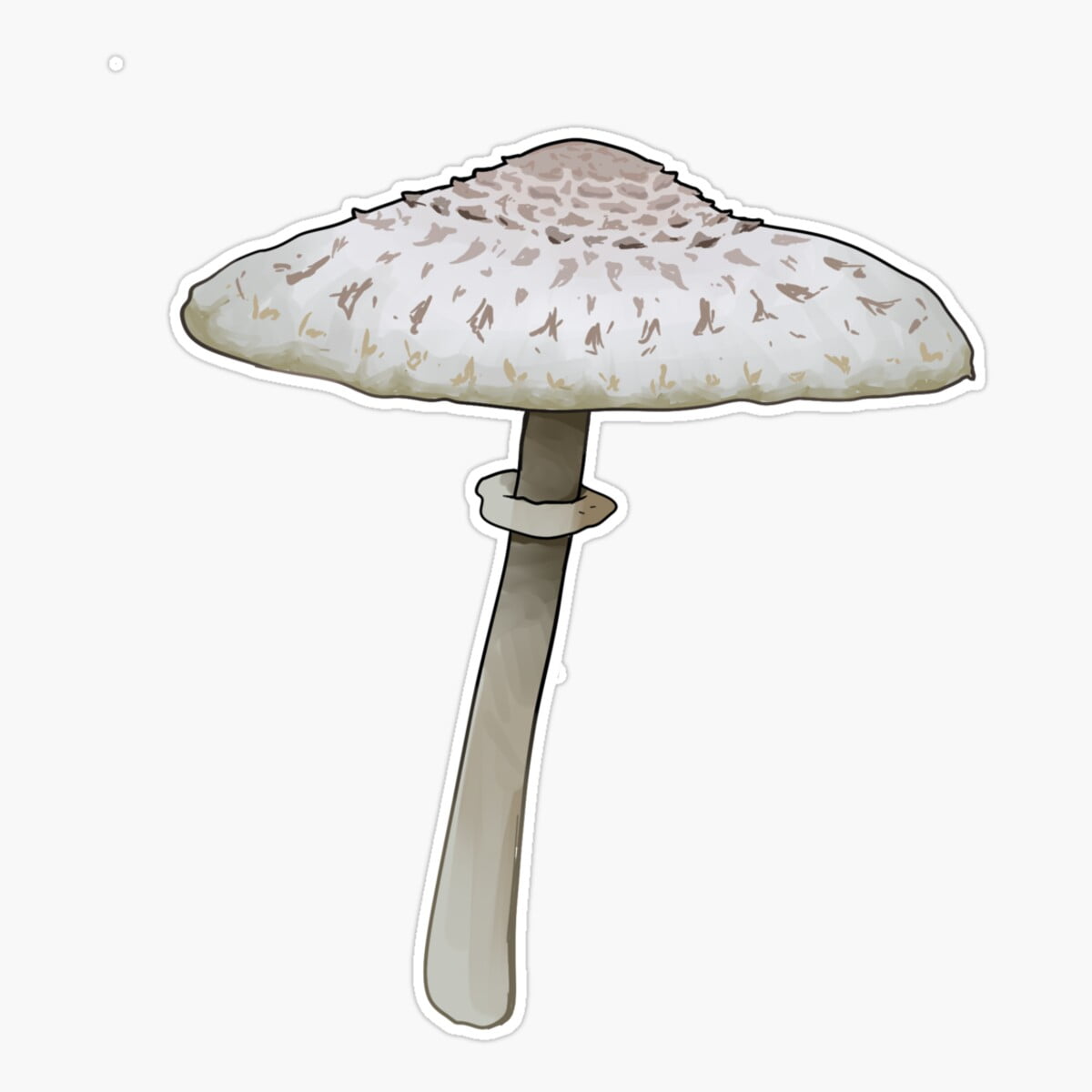 Onim Parasol Mushroom Sticker, Phone Decal Water Bottle Stickers Car ...