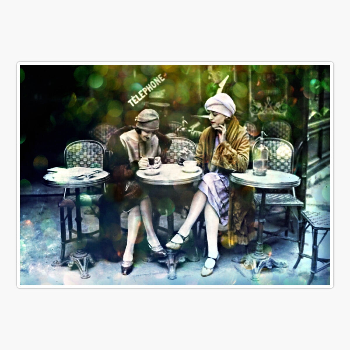 Onim Paris Fashionista 1920 Sticker, Phone Decal Water Bottle Stickers ...