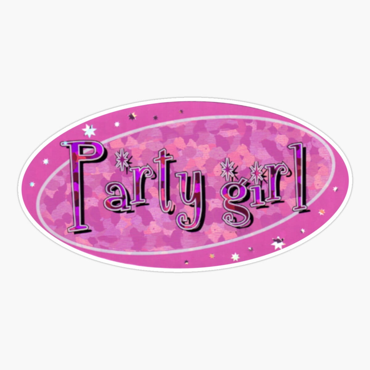 Onim Party Girl Sticker, Phone Decal Water Bottle Stickers Car Decals ...